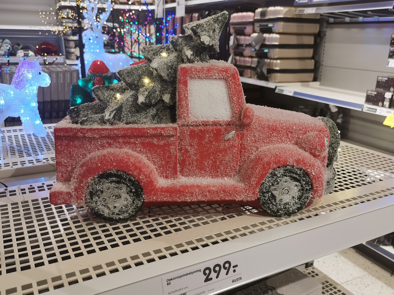 Julepynt fra norske butikker